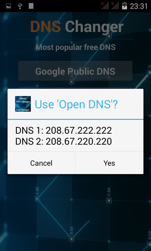 Quick DNS Changer - App on Amazon Appstore