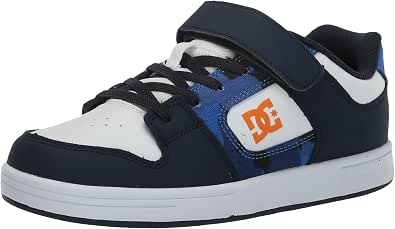 Amazon.com | DC Boy's Unisex-Child Manteca 4 V Skate Shoe with Elastic ...