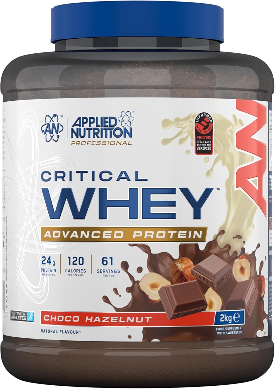 Applied Nutrition Critical Whey Protein Powder 2kg - High Protein ...