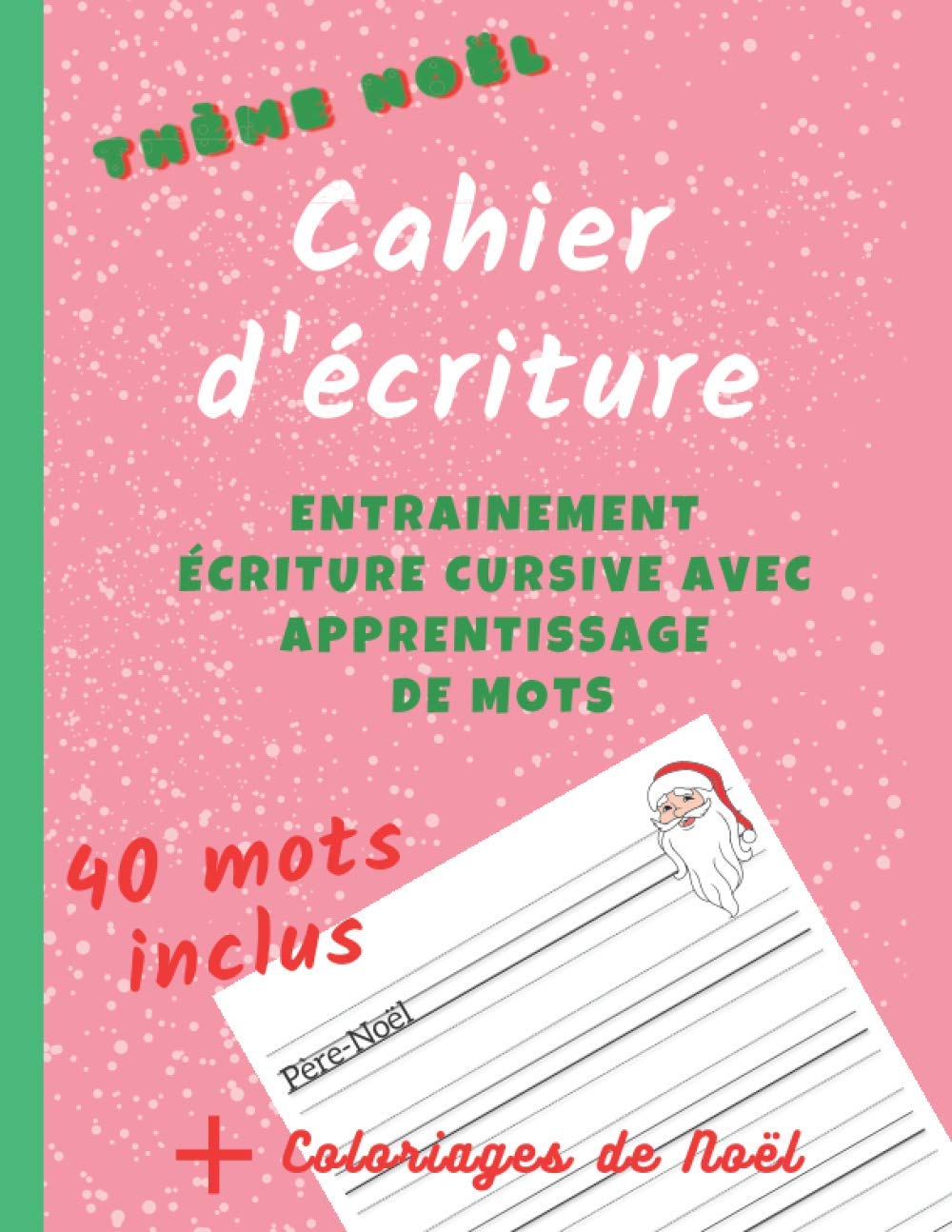 Cahier Decriture Entrainement Ecriture Cursive Avec Apprentissage De ...