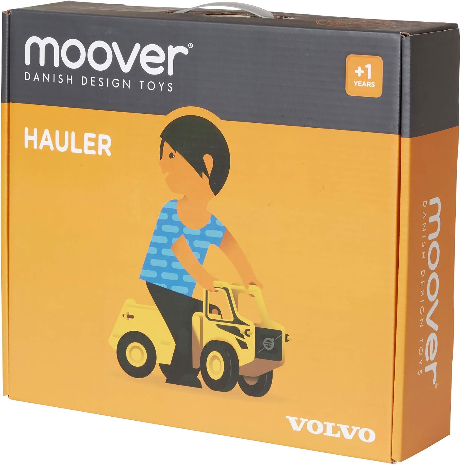 Moover Volvo Wooden Dump Truck Childs Ride On Toy – BigaMart