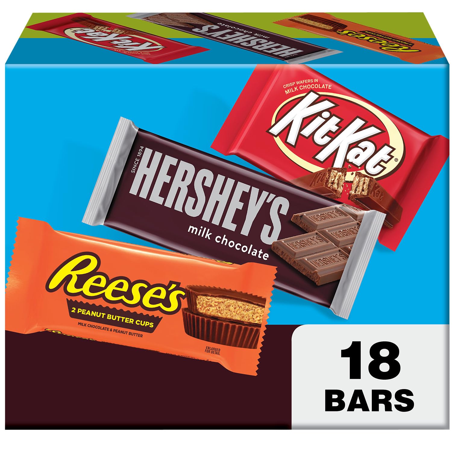 Buy HERSHEY'SKIT KAT and REESE'S Assorted Milk Chocolate, Valentine's ...