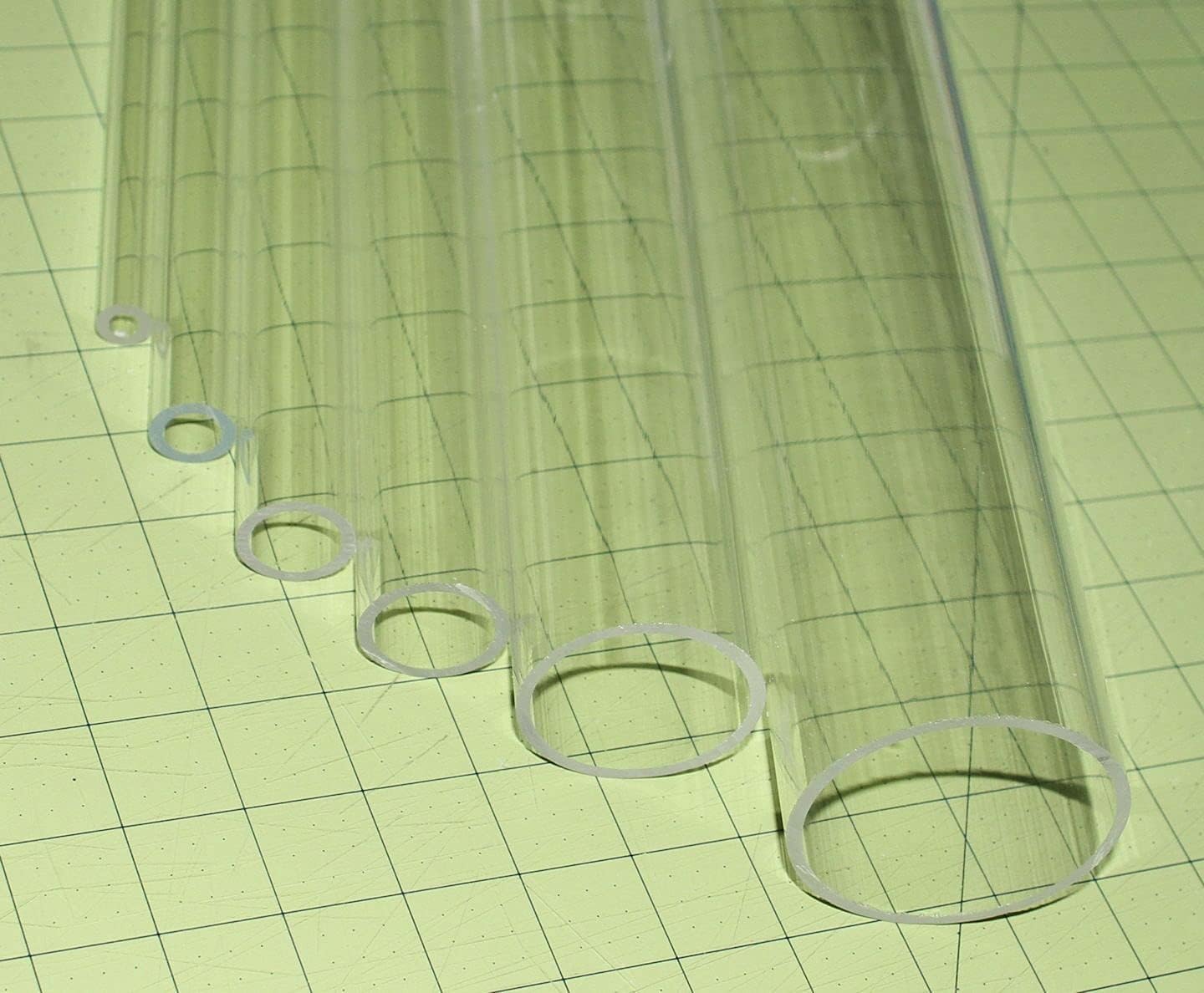 Amazon.com: 50" Inch, 2 Pieces 1/2” Od X 1/4" Id X 12” Long Clear ...