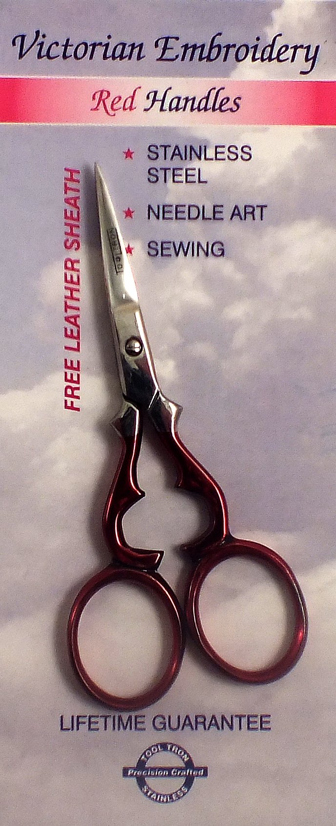 Amazon.com: Tooltron 334 Victorian Embroidery Scissors with Red Handles