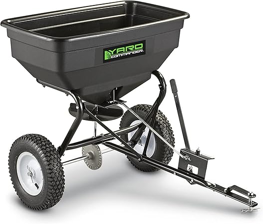 Amazon.com : Yard Commander - 125-Pound Tow Behind Broadcast Fertilizer ...