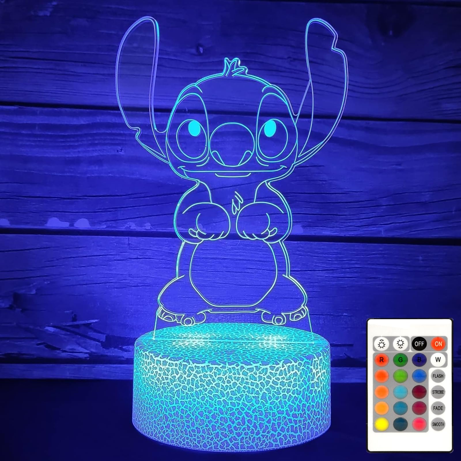 GIMFRY Stitch Night Light Cute Stitch Gifts for Girls 16 Colors ...