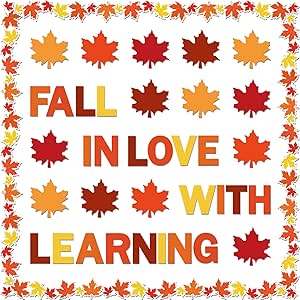 Amazon.com: AnyDesign 58Pcs Fall Thanksgiving Bulletin Board ...