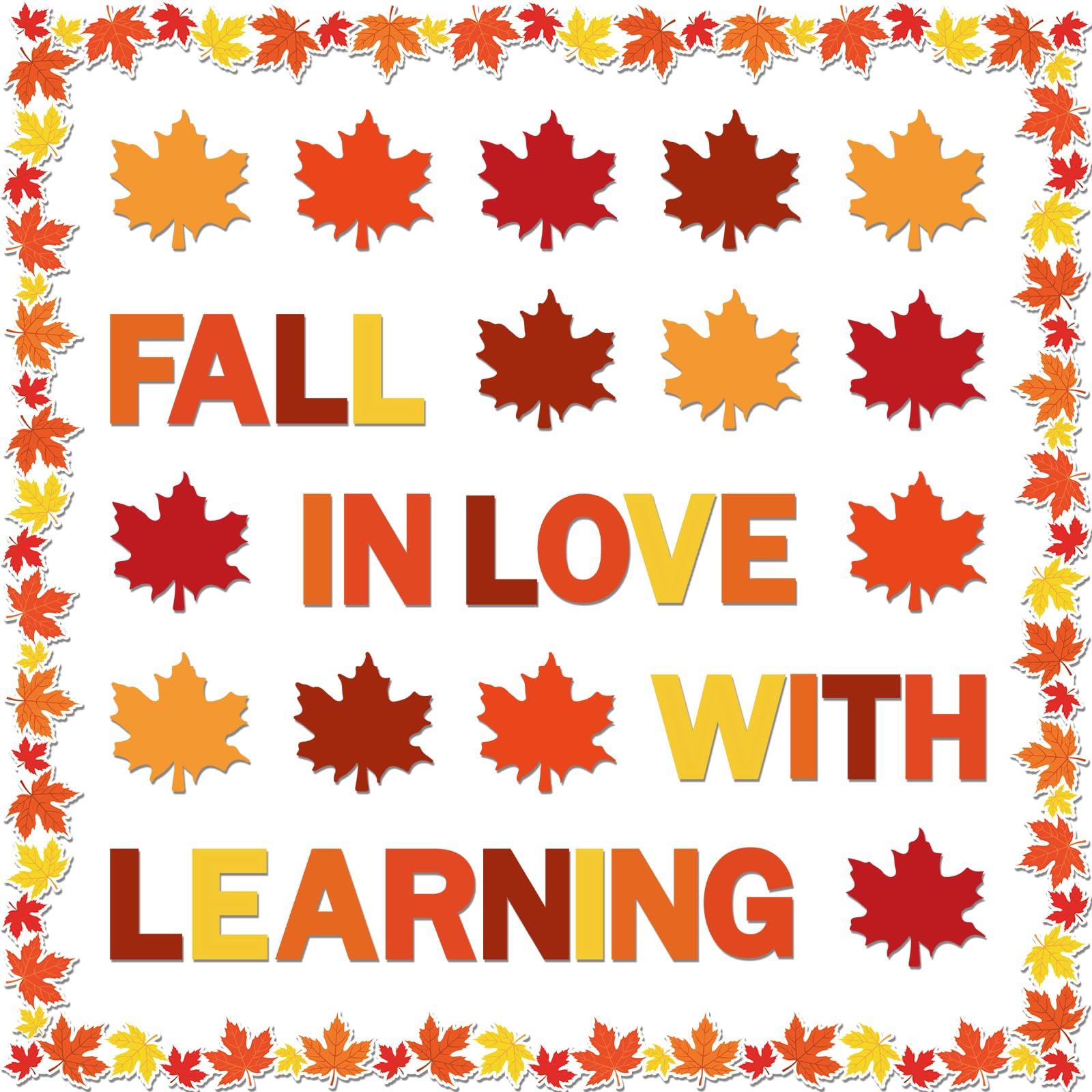 Amazon.com: AnyDesign 58Pcs Fall Thanksgiving Bulletin Board ...