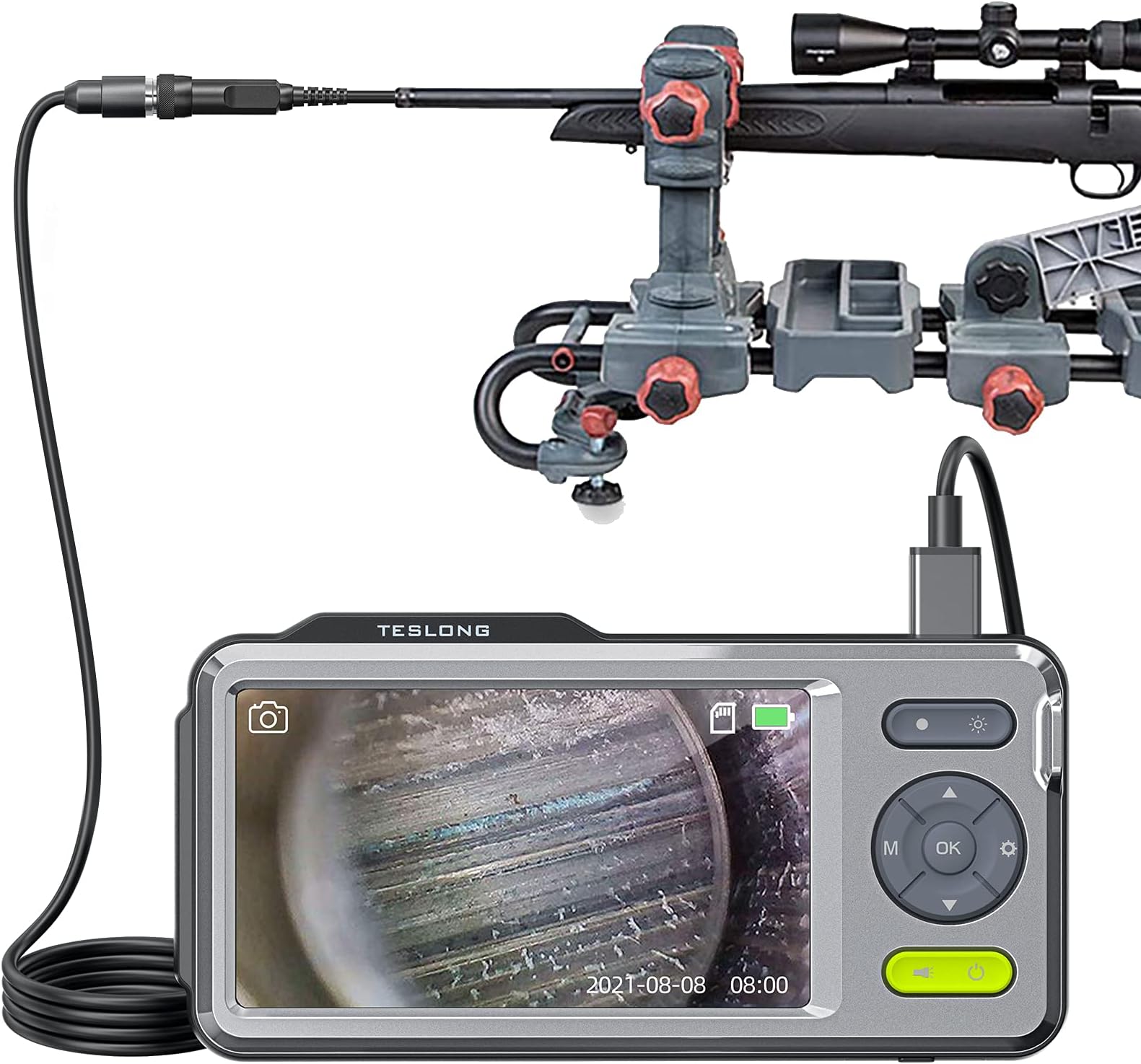 Amazon.com: Teslong Rifle Borescope with 5" Monitor, Bore Inspection ...