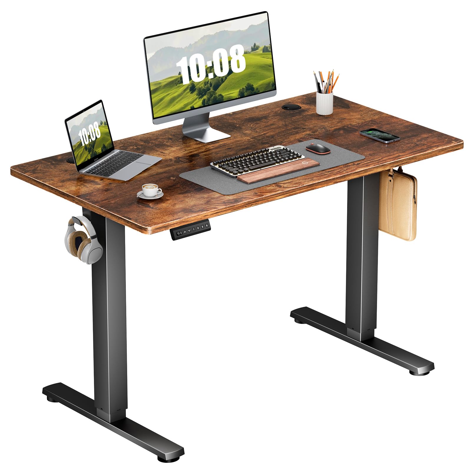 Snapklik.com : Sweetcrispy Electric Adjustable Height Standing Desk ...