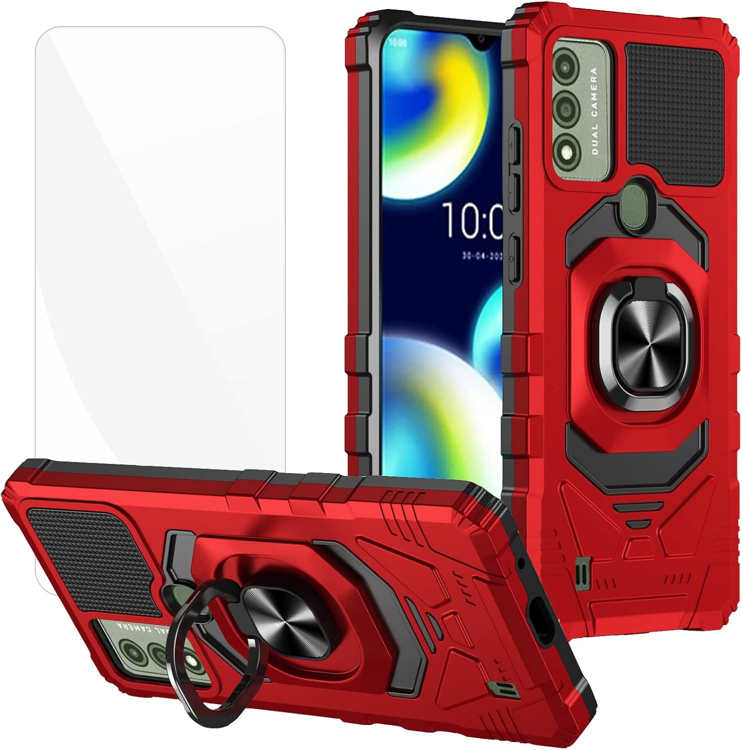 Amazon.com: Ailiber for Wiko Voix Case With Screen Protector, Ring ...