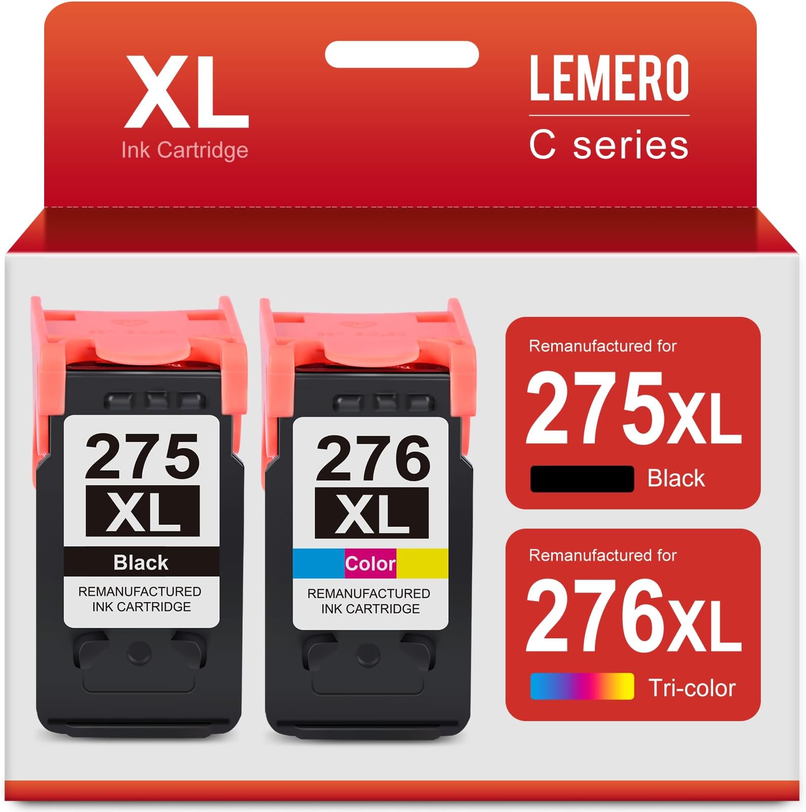 Amazon.com: LEMERO Ink 275 and 276 Remanufactured Ink Cartridge ...