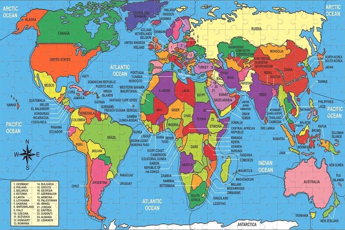 500 Piece Puzzle for Adults and Families,Medium Difficulty Fun Family ...