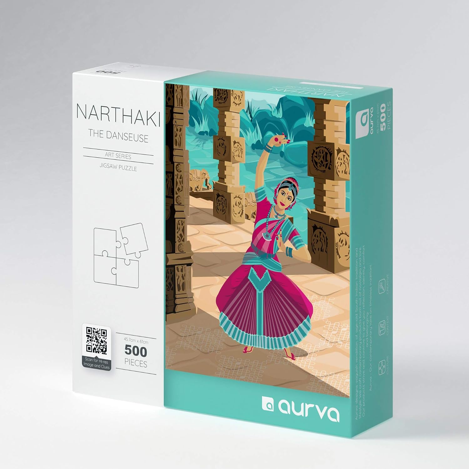 Amazon.com: Narthaki - The Danseuse - 500 Piece Jigsaw Puzzle : Toys ...