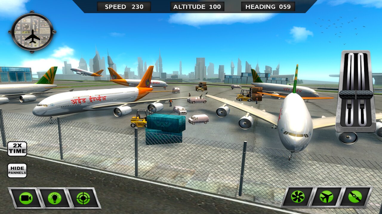 Flight Simulator 2.1 Airplane Games Aeroplan Flying Airplane Sky Racing ...