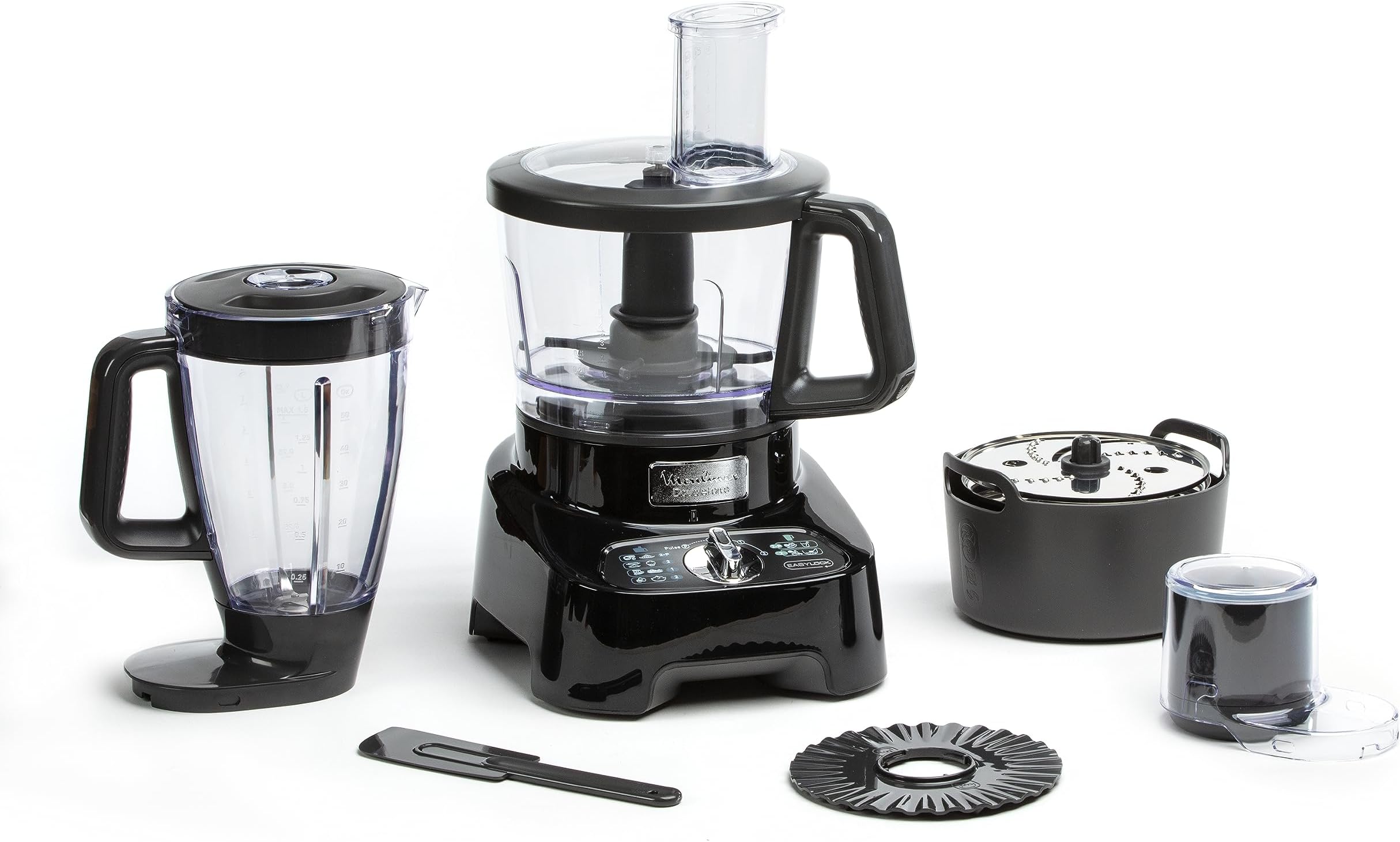 Moulinex Wizzo Robot Pâtissier Blender Hachoir à Viande Découpe-Légumes ...