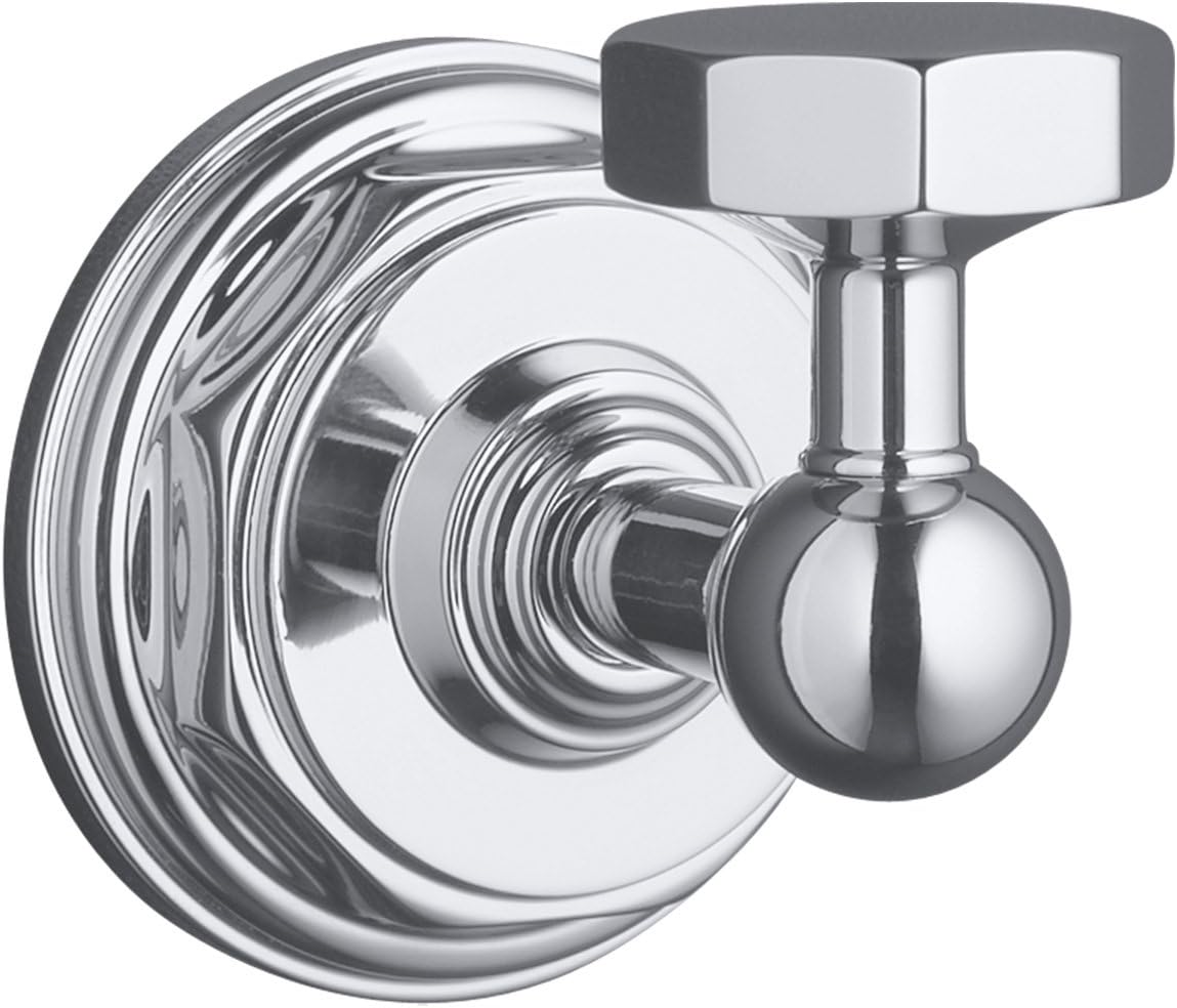 KOHLER K-13113-CP Pinstripe Robe Hook, Polished Chrome - Bath Towel ...
