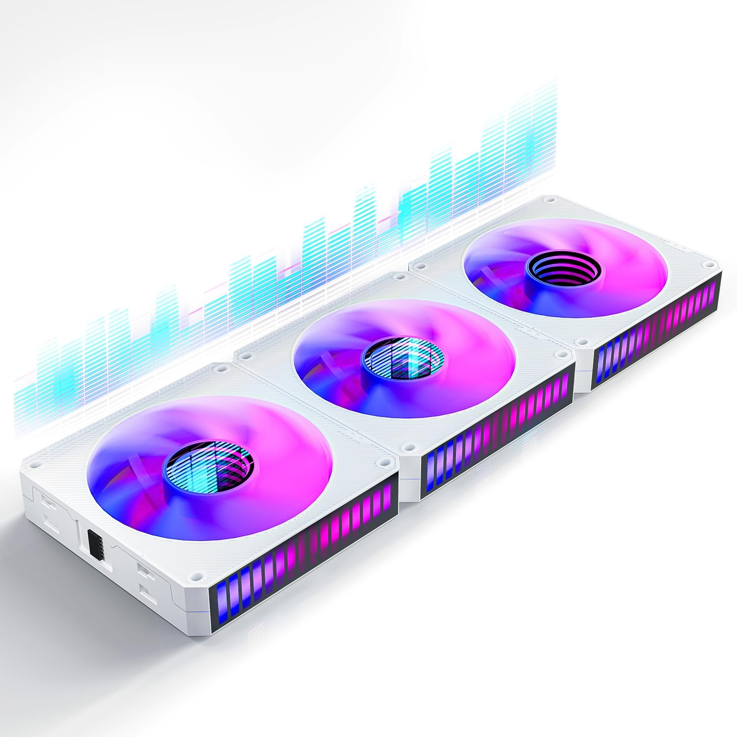 Asiahorsestarbeat 120mm Uni Fan Rgb Sound Control Rhythm Pc Case ...