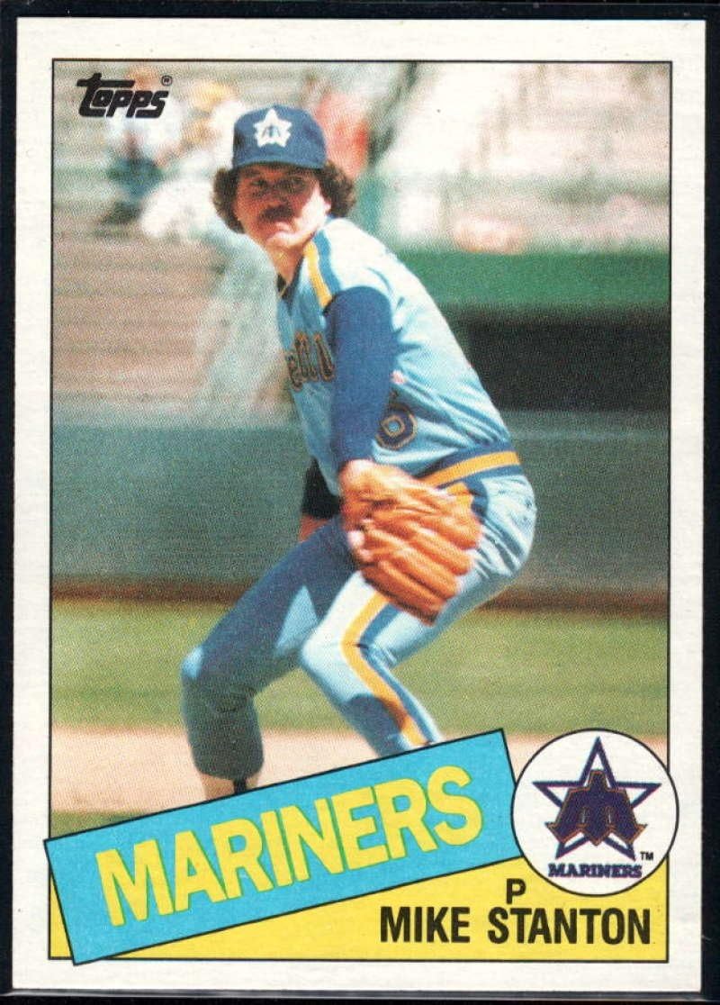 Amazon.com: 1985 Topps Baseball #256 Mike Stanton Seattle Mariners ...