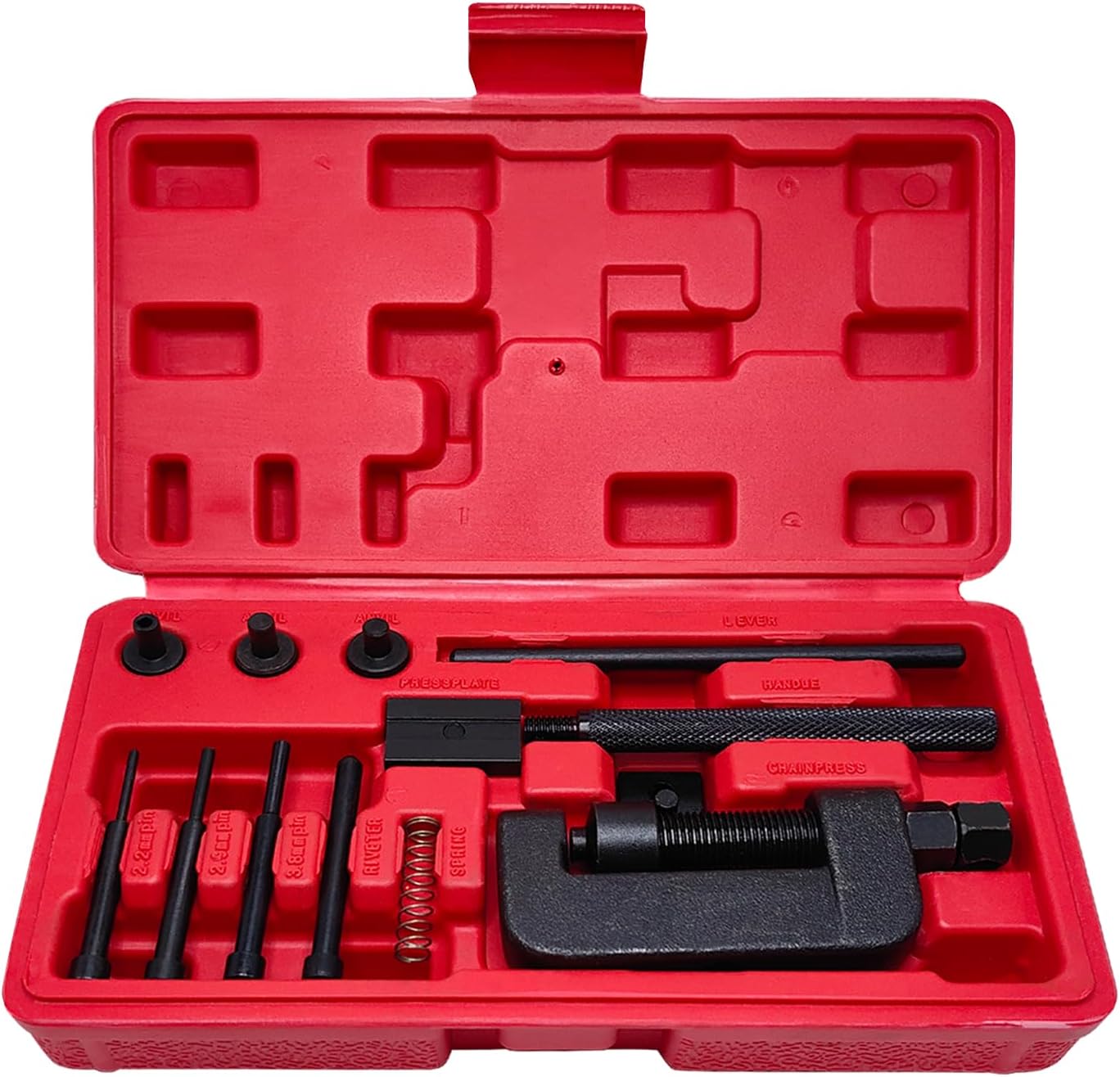 Amazon.com: JEUCLEL 13PCS Chain Breaker Tool Kit with Rivet and Roller ...