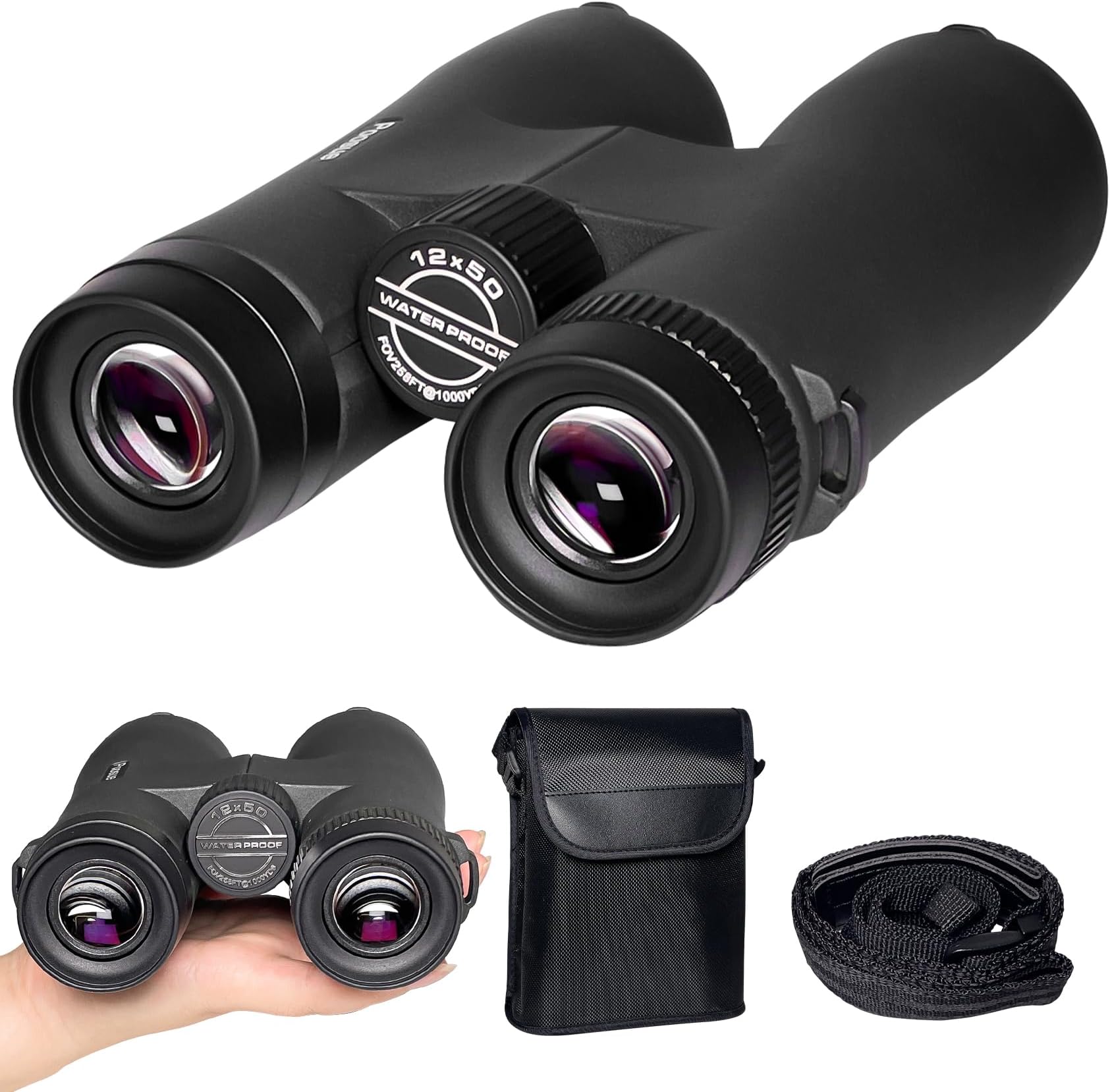 Amazon.com : 15x52 HD Binoculars for Adults High Powered with Upgraded ...