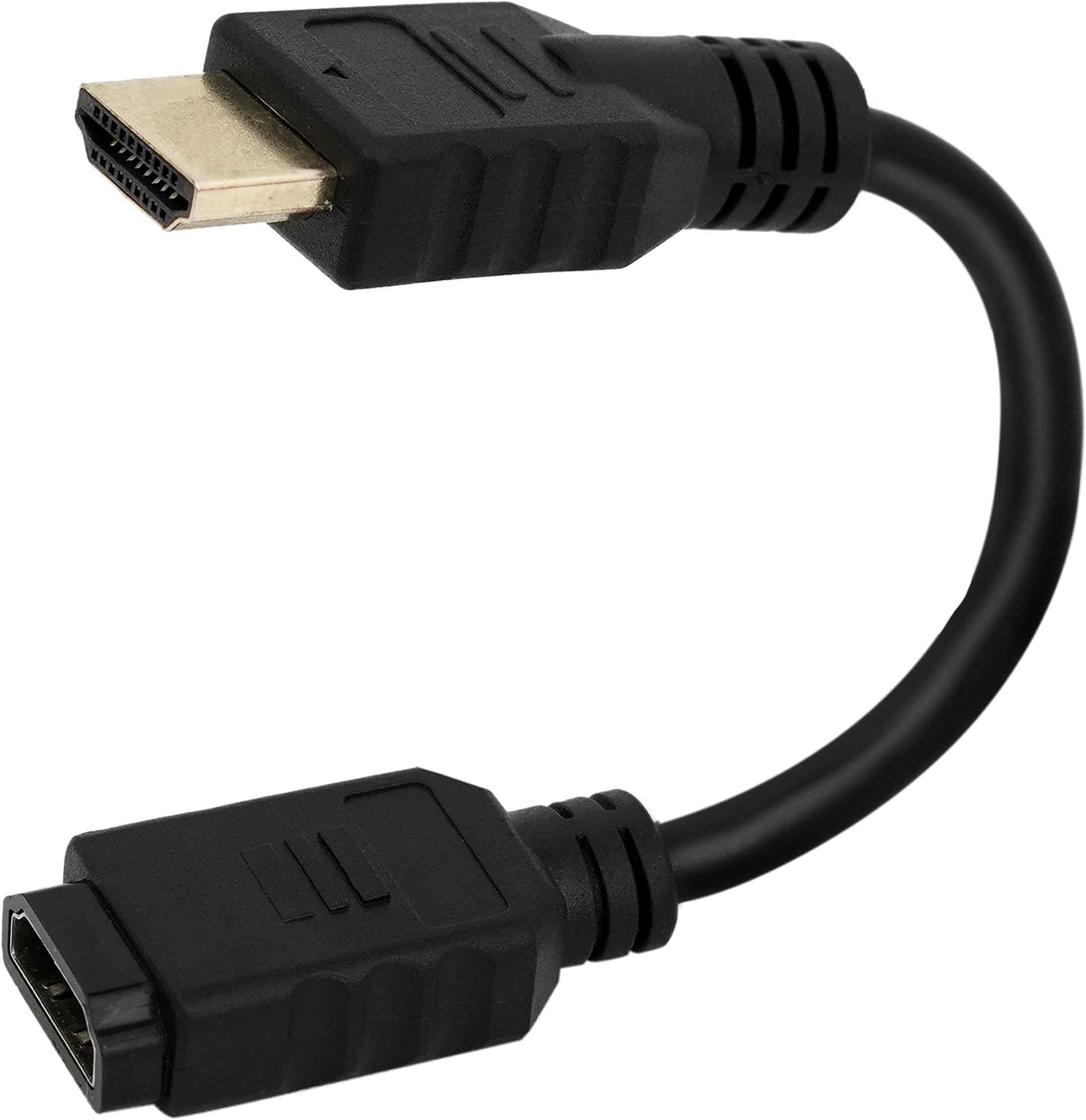 Storite Short Length 19 Pin HDMI Male to Female 4K Extension Cable for ...