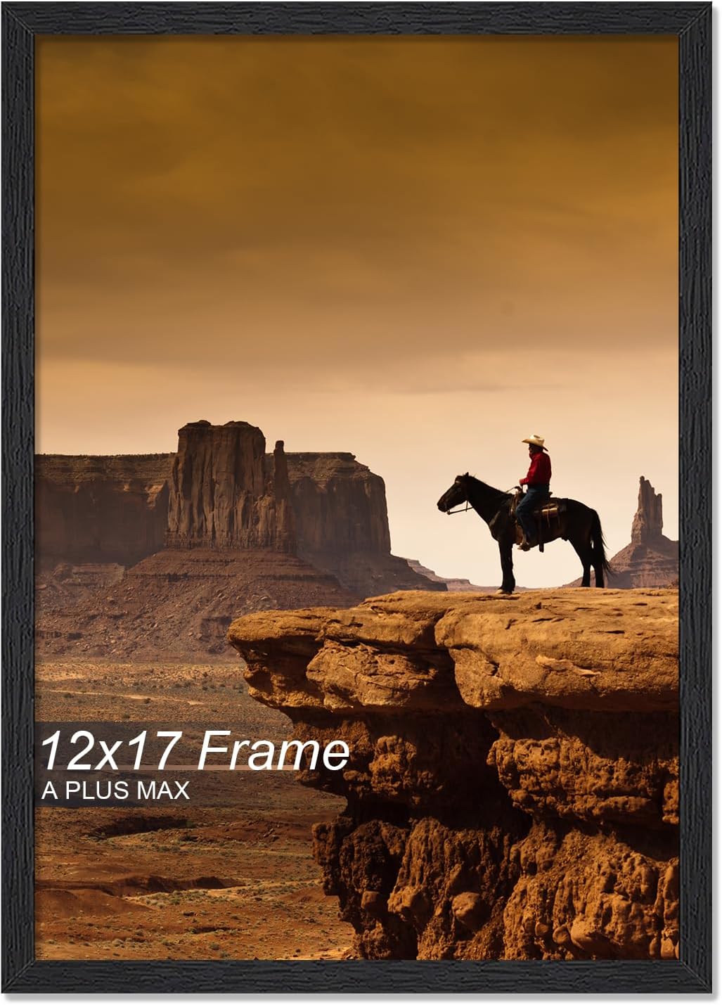 Amazon.com - A PLUS MAX 12x17 Picture Frame, Black Engineered Wood ...