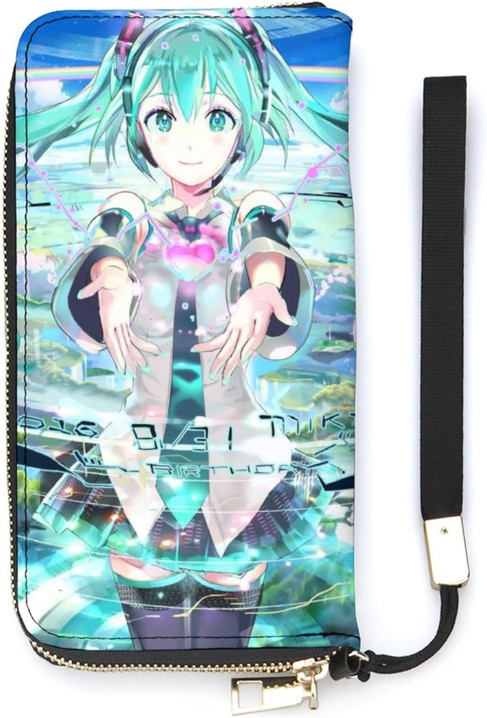 Amazon.co.jp: WEBERT Hatsune Miku (54) Bi-fold Wallet, Long Handle ...
