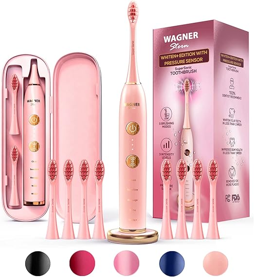Amazon.com: Wagner & Stern WHITEN+ Edition. Smart Electric Toothbrush ...