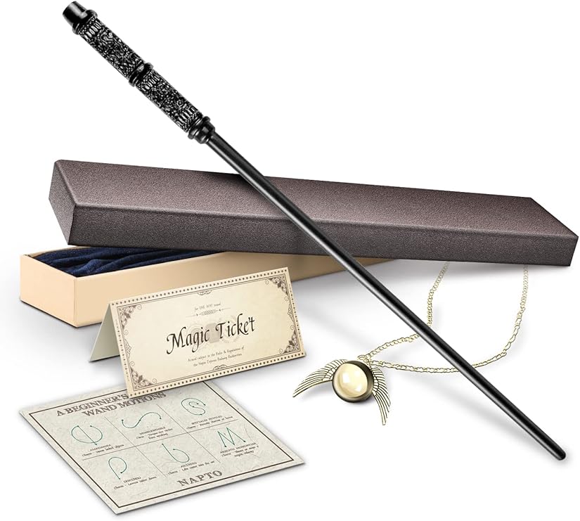 Amazon.com: Napto Wizard Wand, Witches Cosplay Magic Wands, Wands for ...