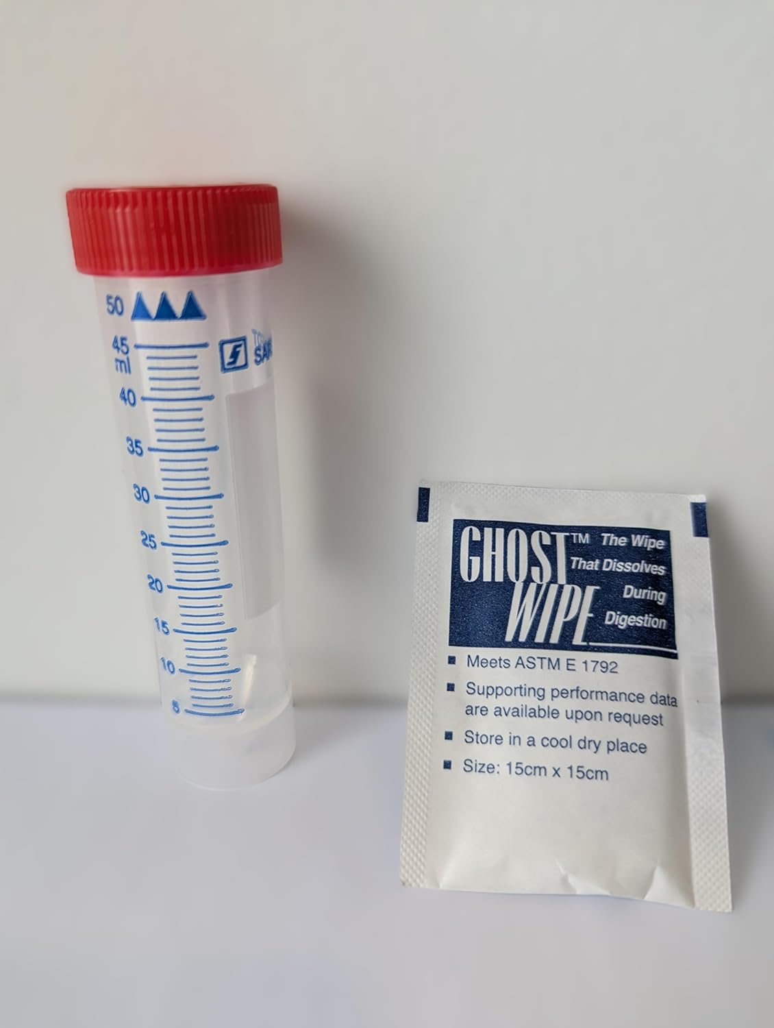 250 Ghost Wipes, 250 50ml Tubes and 250 Tube Caps: Amazon.com ...