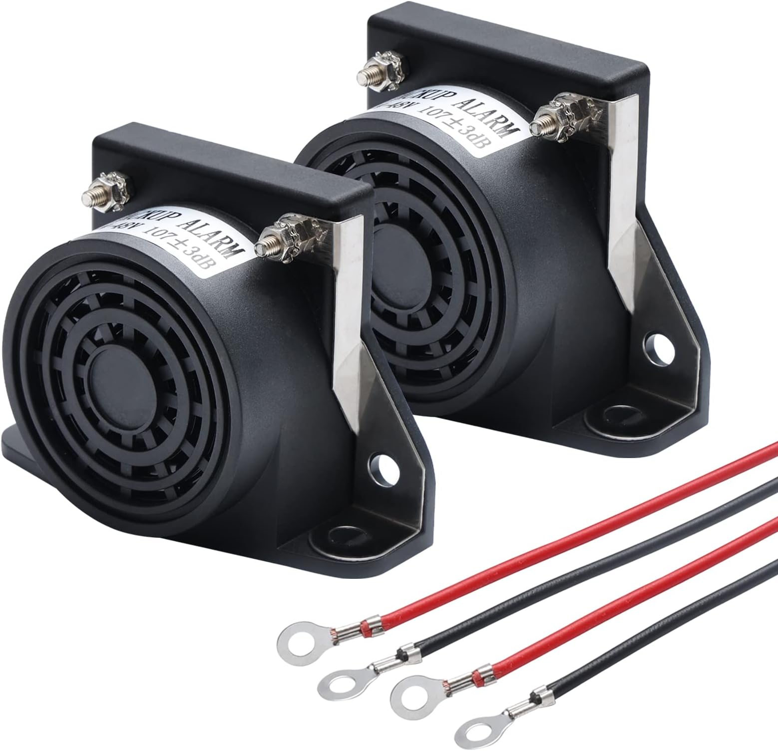 Amazon.com: 2 PCS Car Back-up Alarm Reversing Horn 105dB 12V/48V Heavy ...