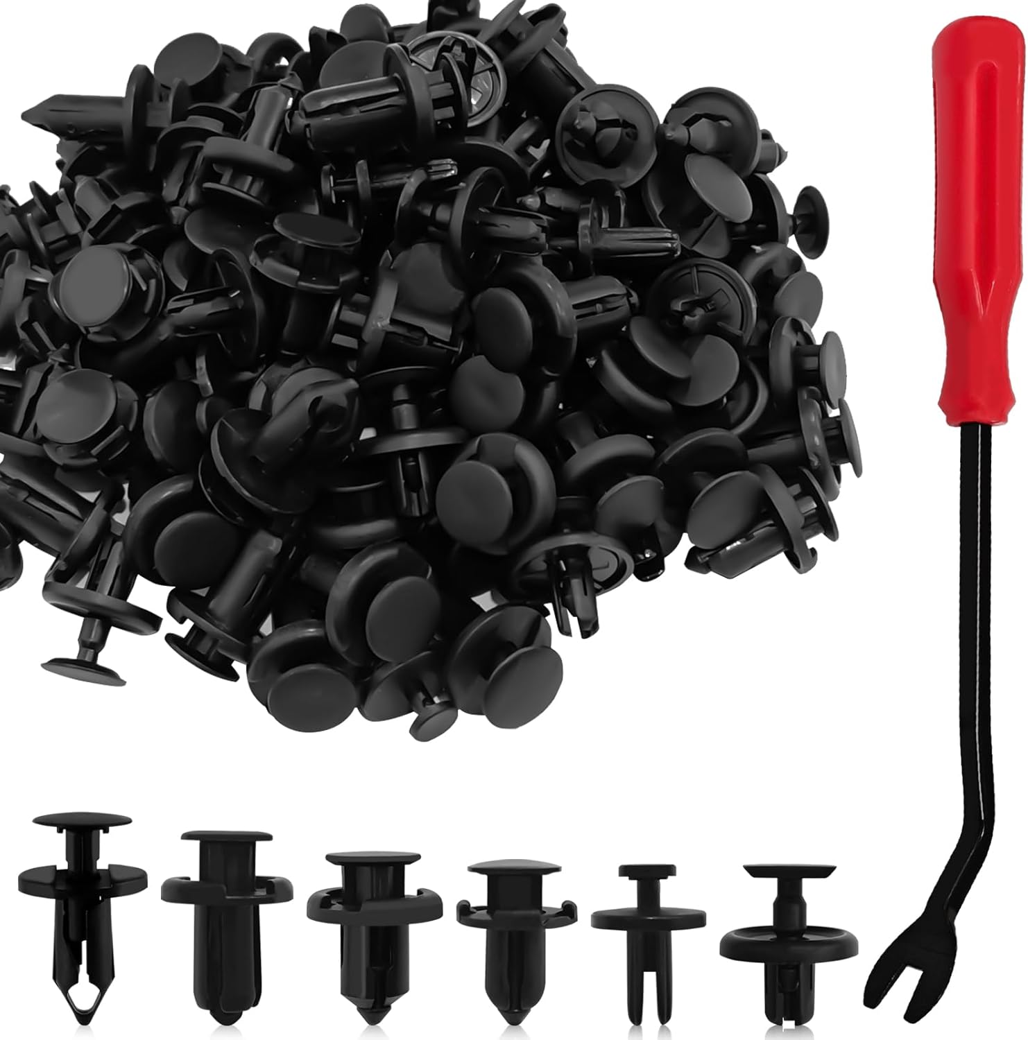 Amazon.com: Gistilli 150PCS Car Bumper Push Fasteners Retainer Clips ...