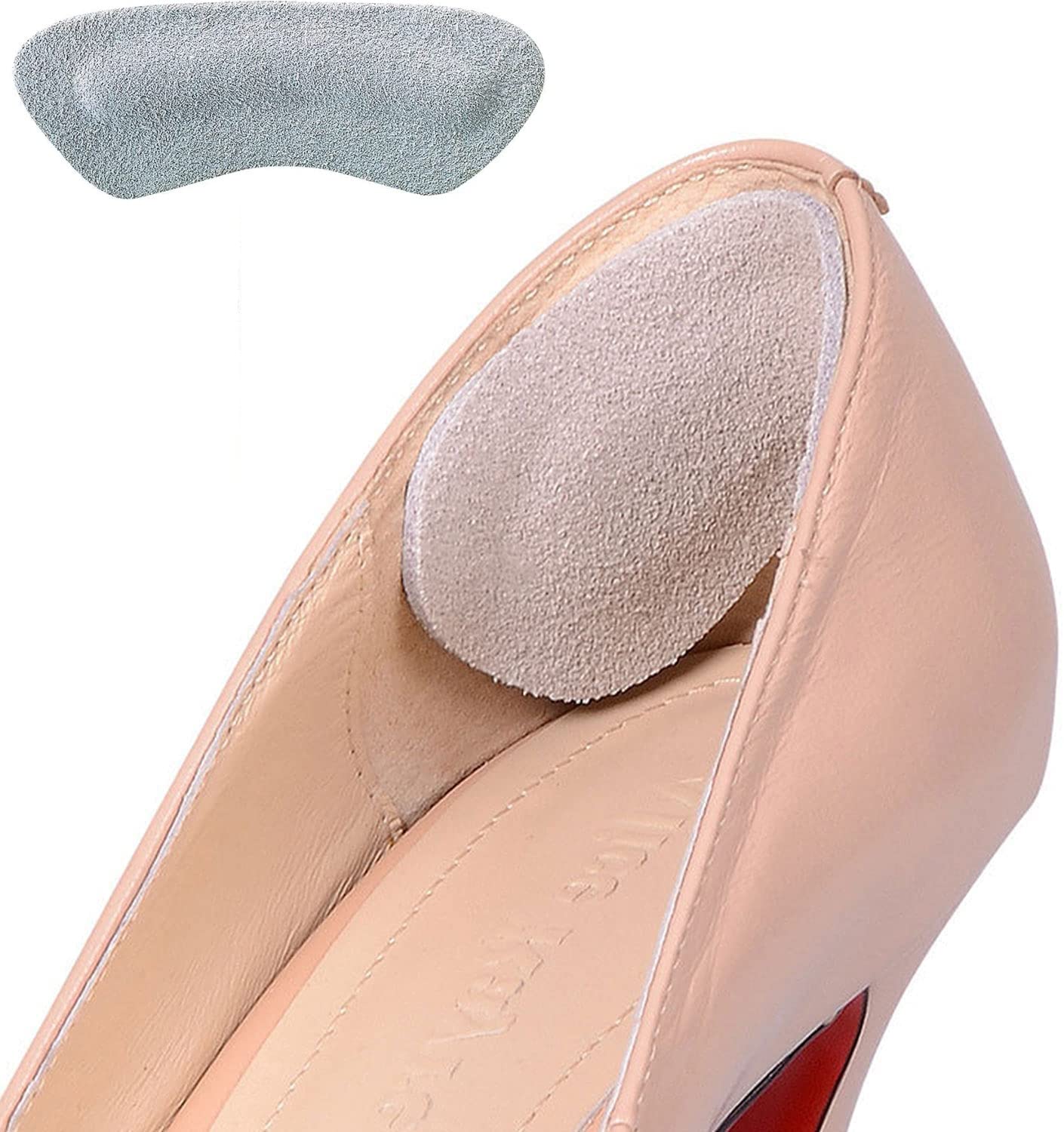 PEDIMEND Anti Slip Soft Suede Leather Heel Grips Shoe Liner – Prevent ...