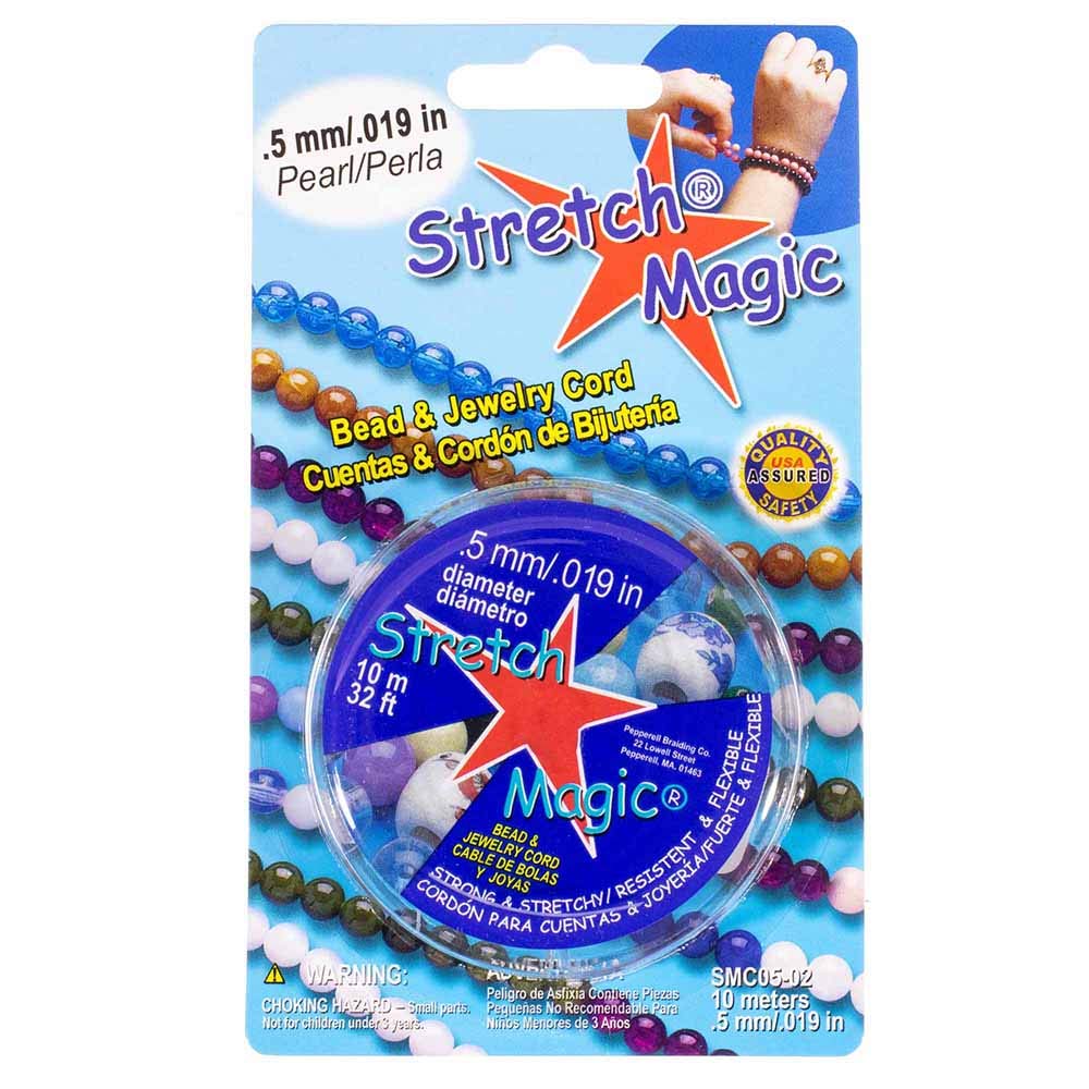 Amazon.com: Pepperell Stretch Magic Bead Jewelry Elastic Cord String ...