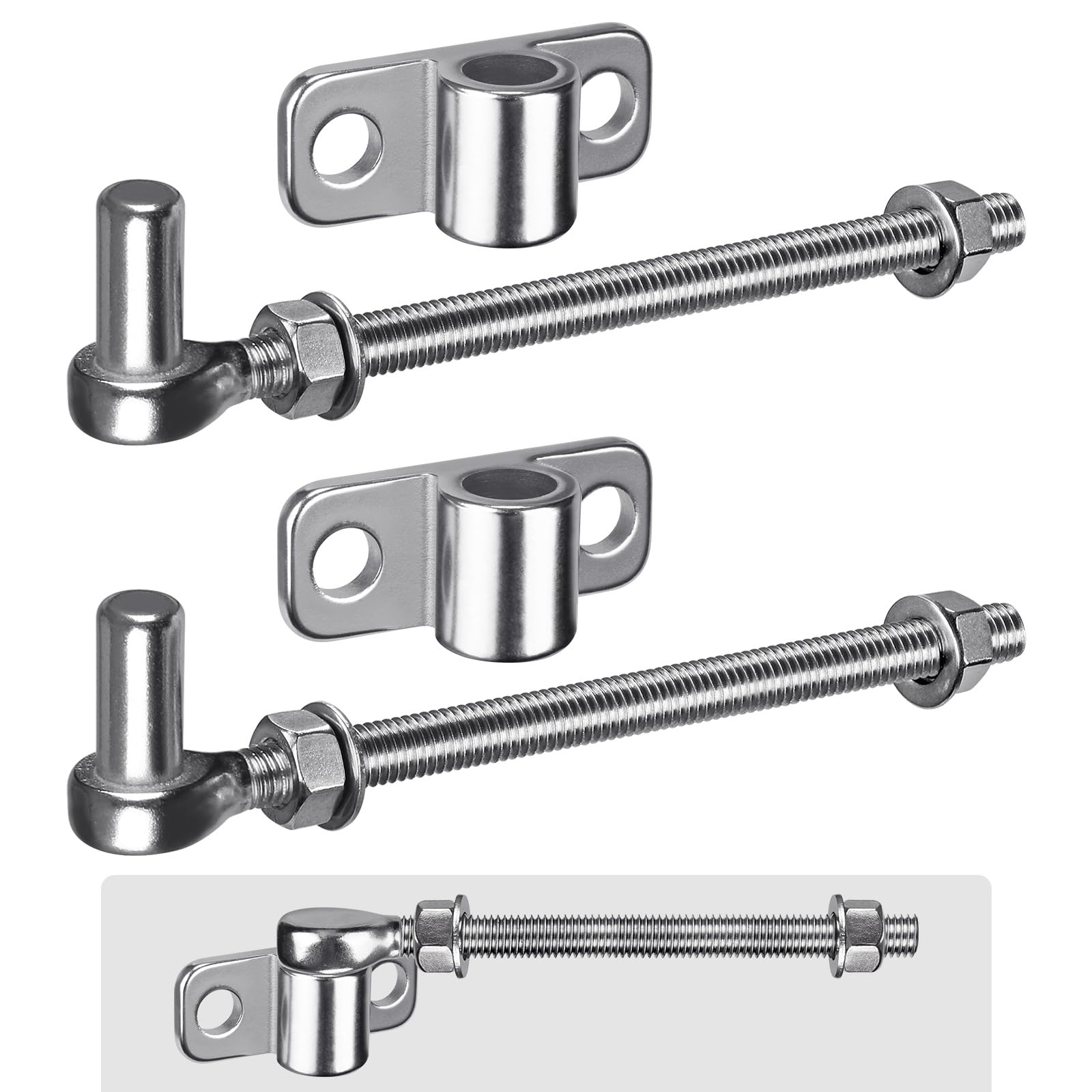 Snapklik.com : Insaga 304 Stainless Steel Wall Mount Gate Hinge