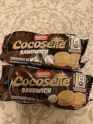 Amazon.com : Cocosette Cookie Filled with Coconut Cream/Galleta Rellena ...