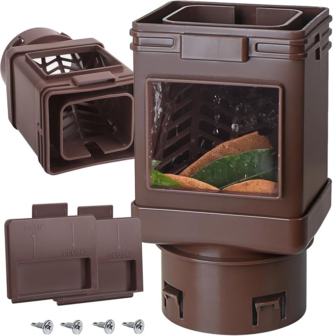 Amazon.com : Pathneer Downspout Filter, 2 Pack Gutter Downspout Screen ...