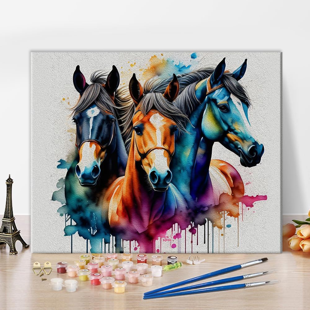 Amazon.com: TUMOVO Paint by Numbers for Adults Acrylic Paint Number ...