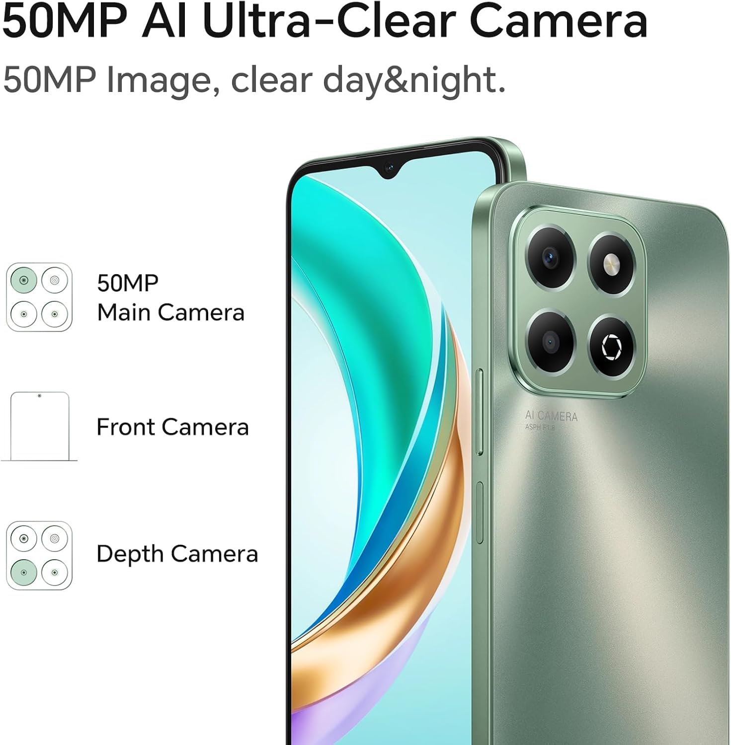 écran 6.56 Pouces 90Hz Smartphone HONOR X6B - 4Go/128Go - Batterie ...