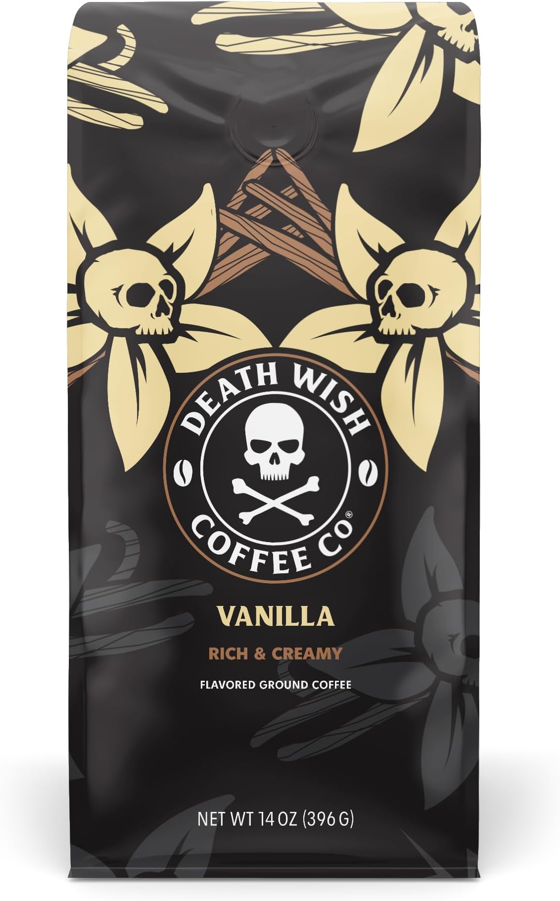 Amazon.com: Death Wish Coffee Co. Valhalla Java Odinforce Blend - Whole Bean Dark Roast - Extra ...