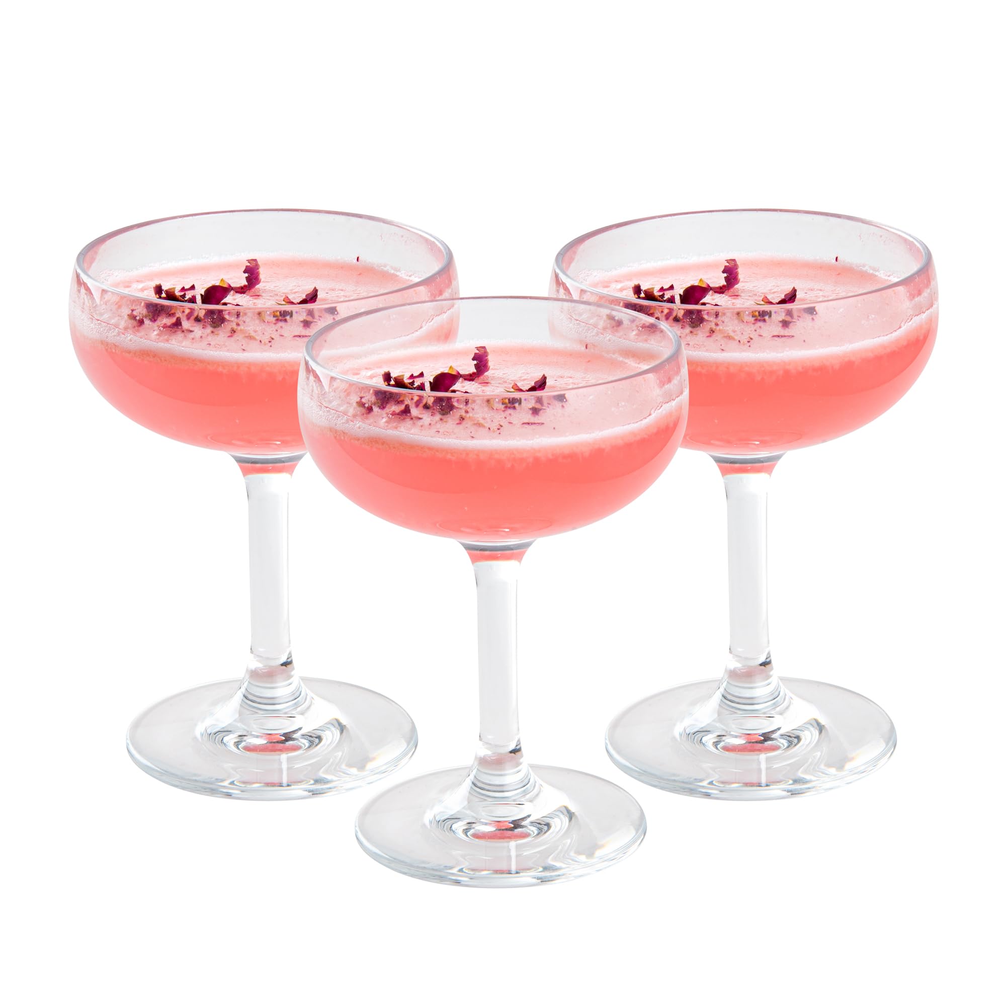 Amazon.com | Restaurantware Bev Tek 7 Ounce Champagne Glasses, 6 Heavy ...