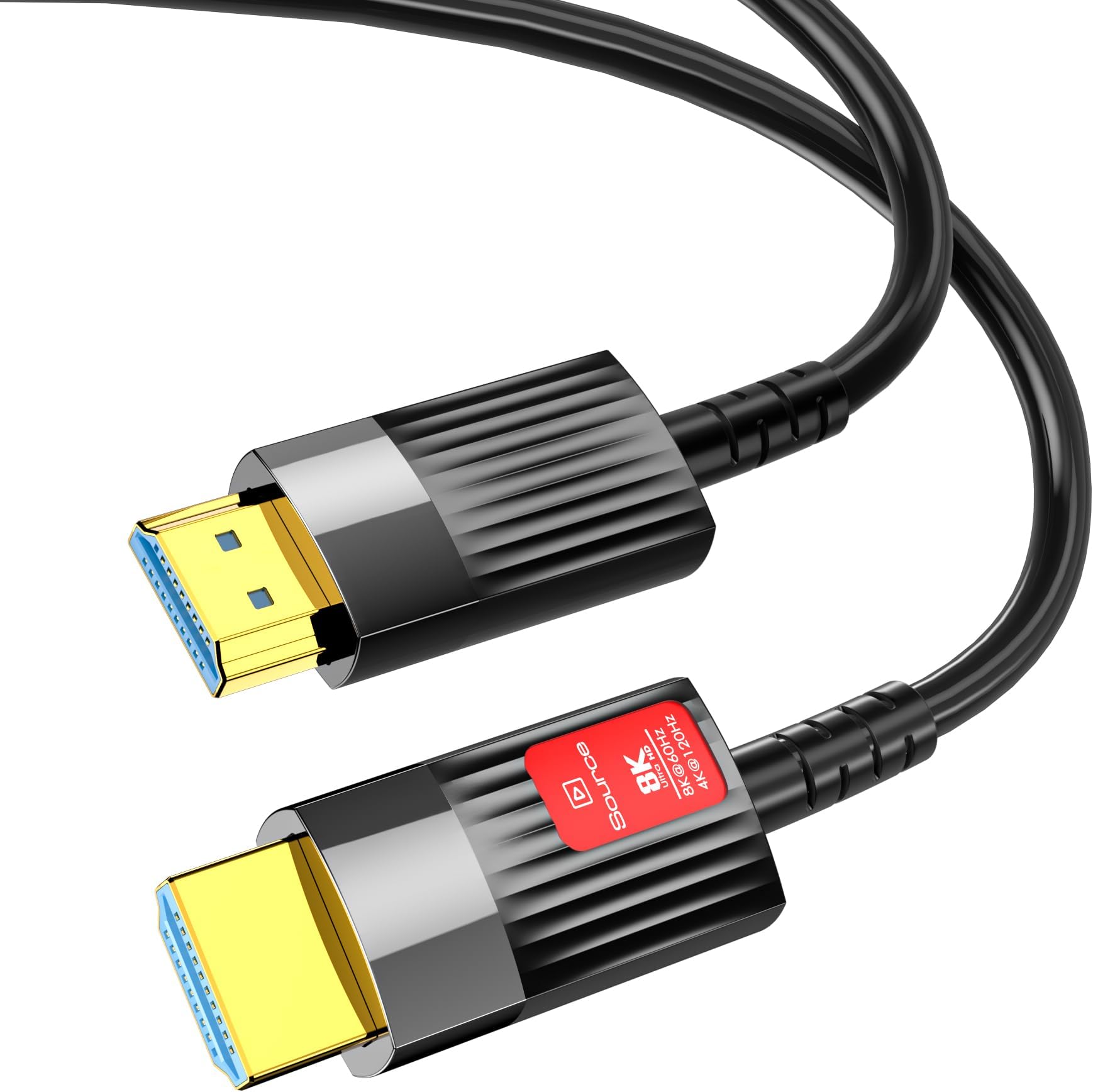 Amazon.co.jp: FDBRO Fiber Optic HDMI Cable 8K@60HZ 4K@120Hz 48Gbps ...