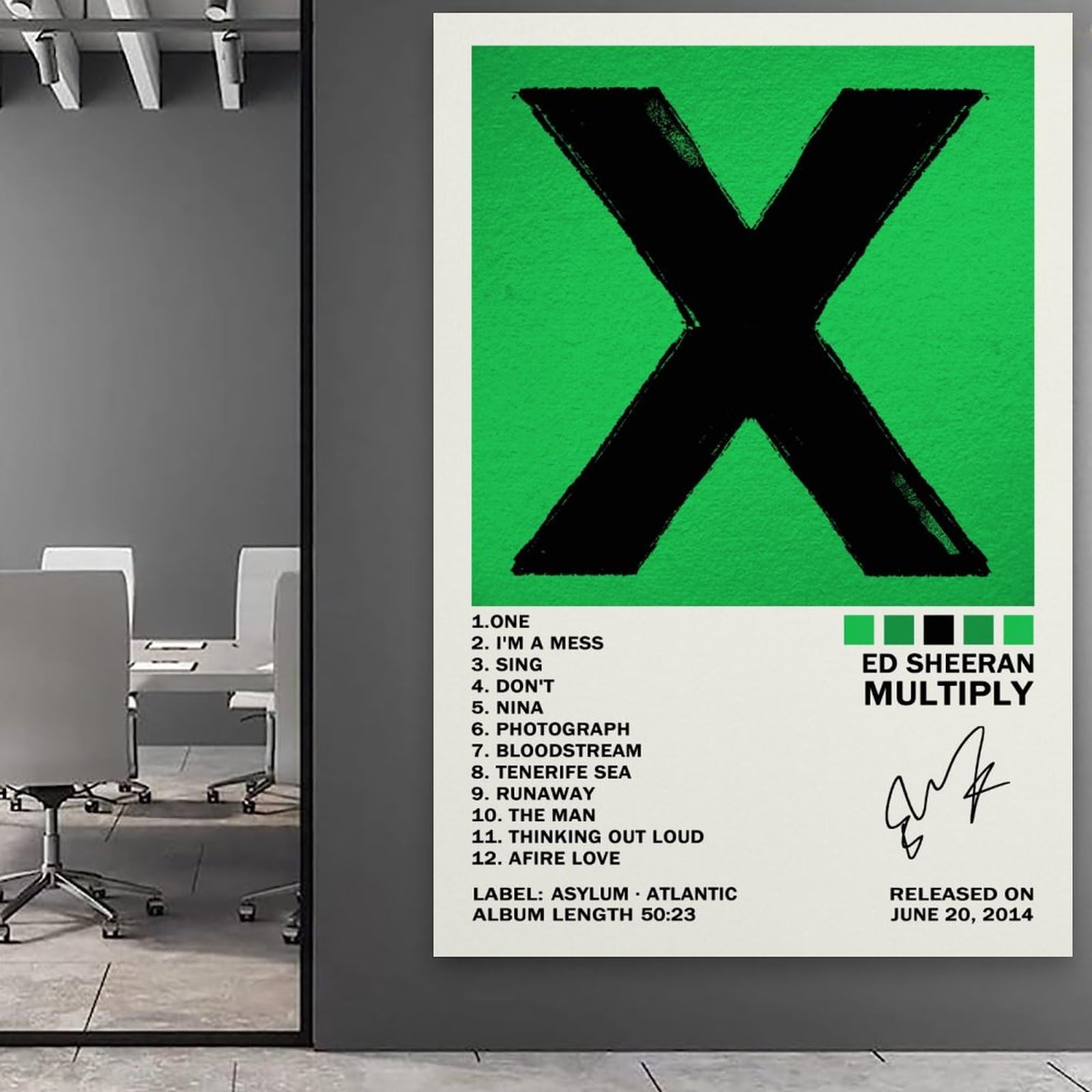 Multiply Ed Sheeran Poster