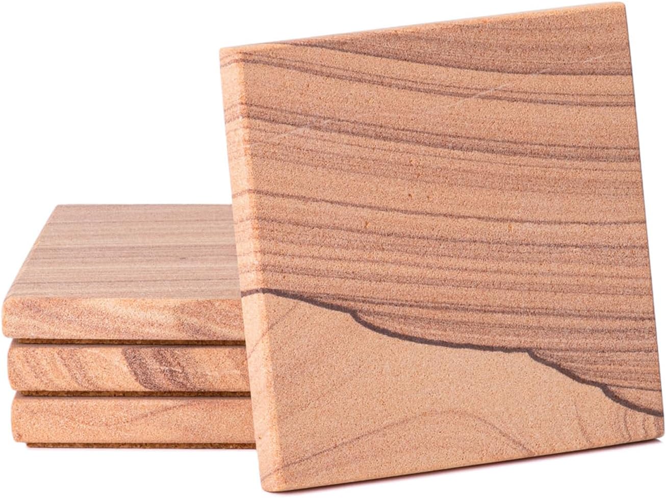 Amazon.com | Thirstystone Fluidity Ocean Splash Drink Coaster Set: Coasters