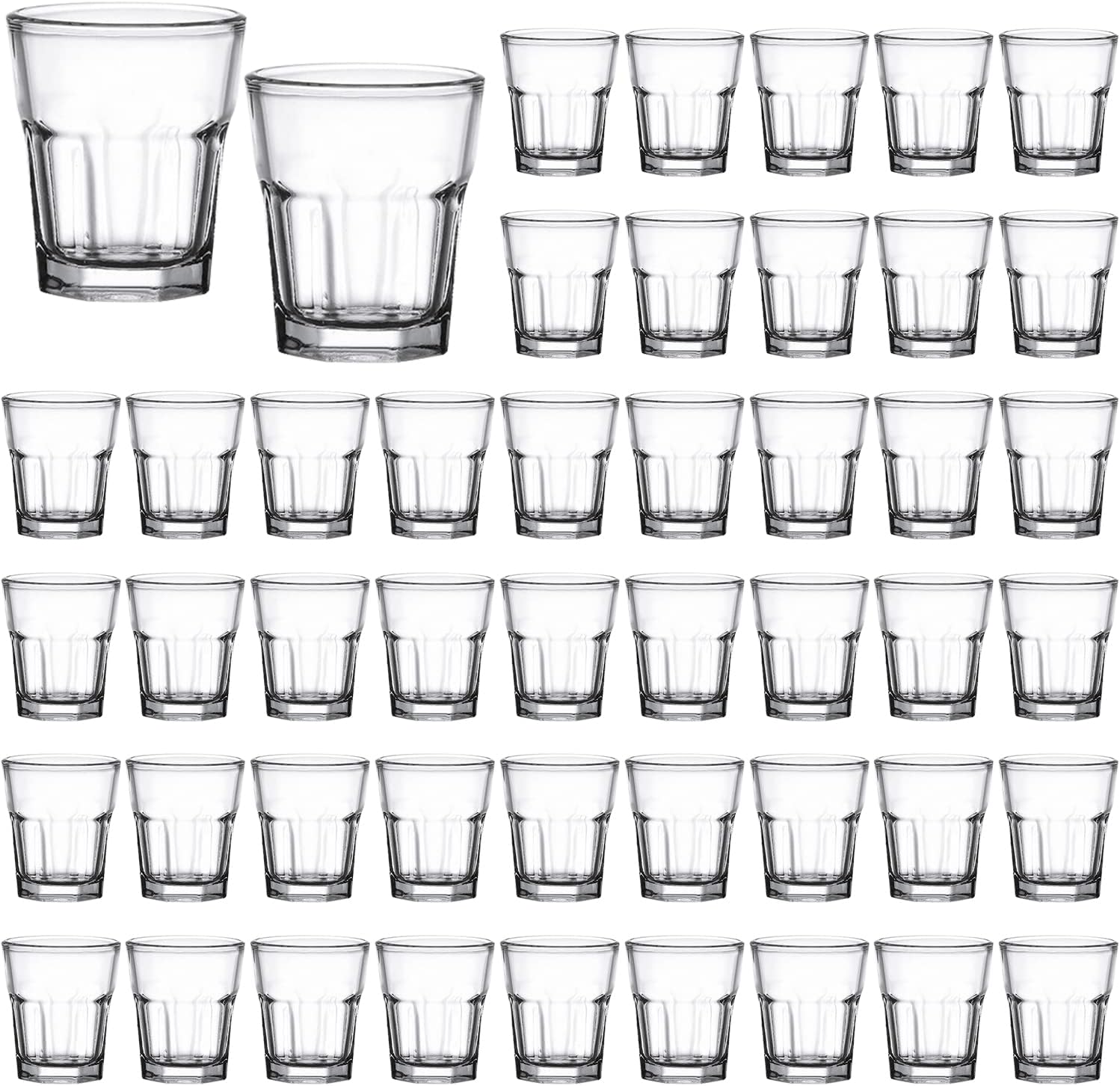 Amazon.com | Encheng Shot Glass Set, Whiskey Glass Shot Glasses,Heavy ...