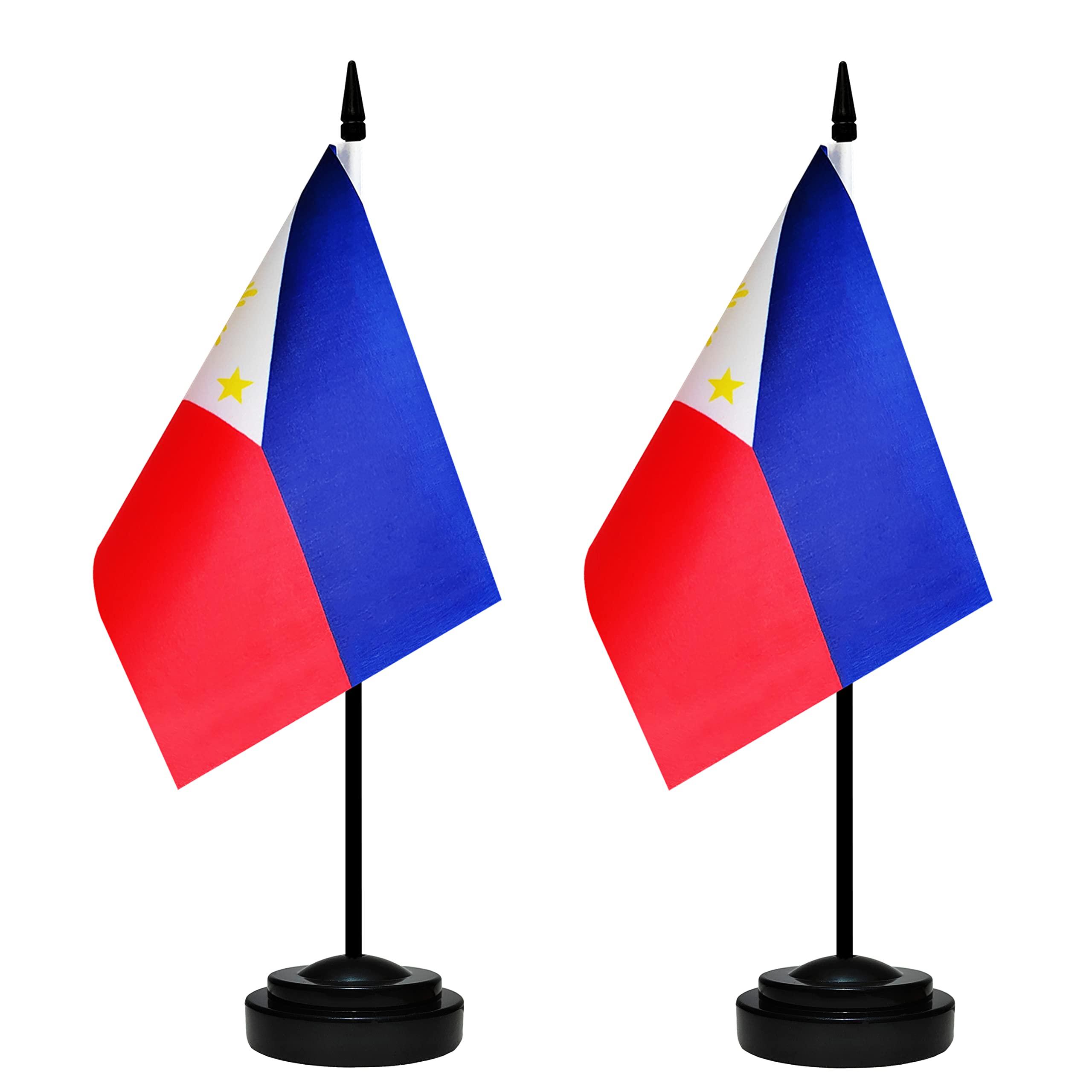 Amazon.com: Philippine Desk Flag Set, 2 Pack Philippine Table Office ...