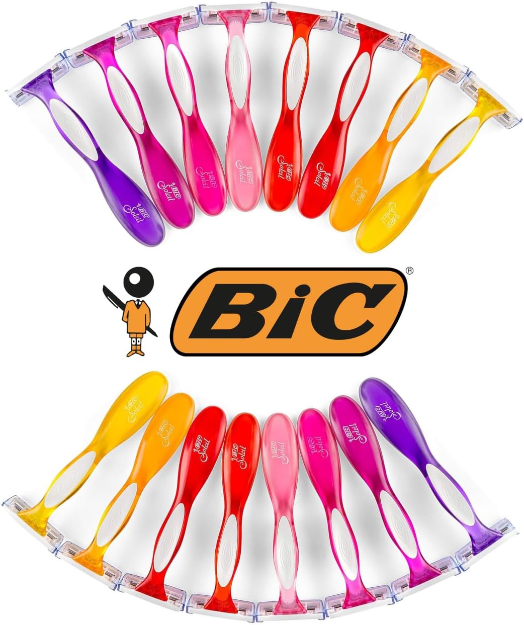 BIC Soleil Color Collection Disposable Razors for Women, 16-Count, 3 ...