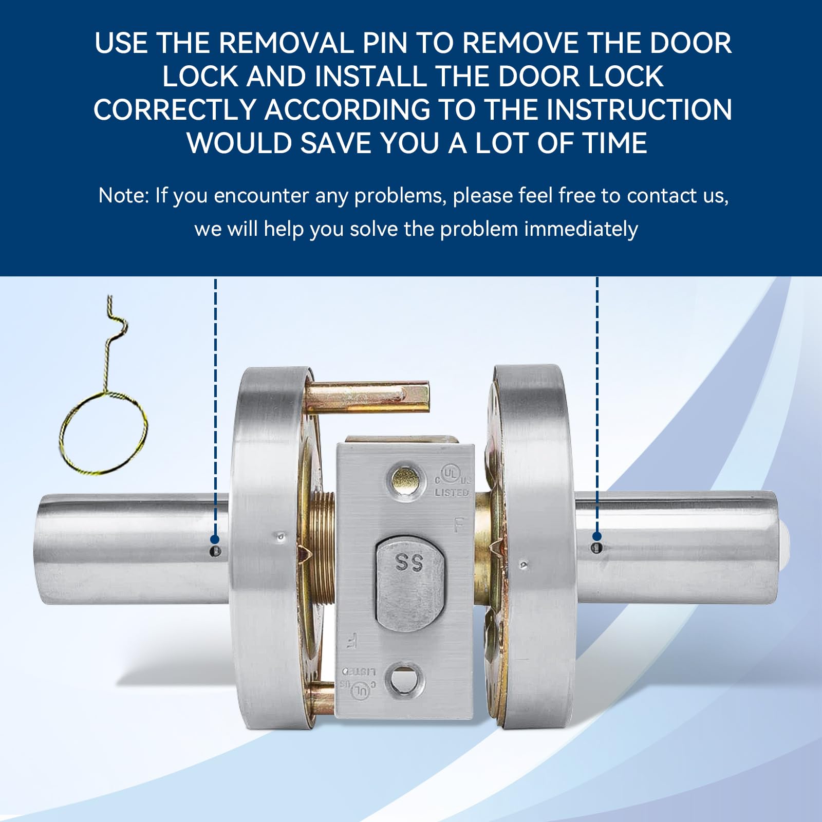 Snapklik.com : Rerishom Commercial Door Hand Locks Heavy-Duty Lever ...