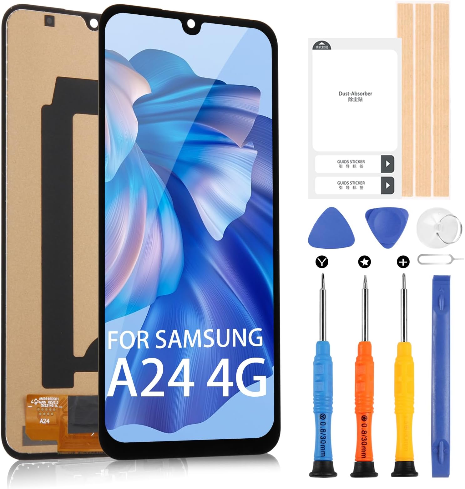 Amazon.com: Screen Replacement for Samsung Galaxy A24 4G LCD Display ...